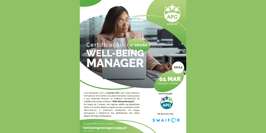 Curso de Certificação em Well-being manager vai ter 2.ª edição. As ...